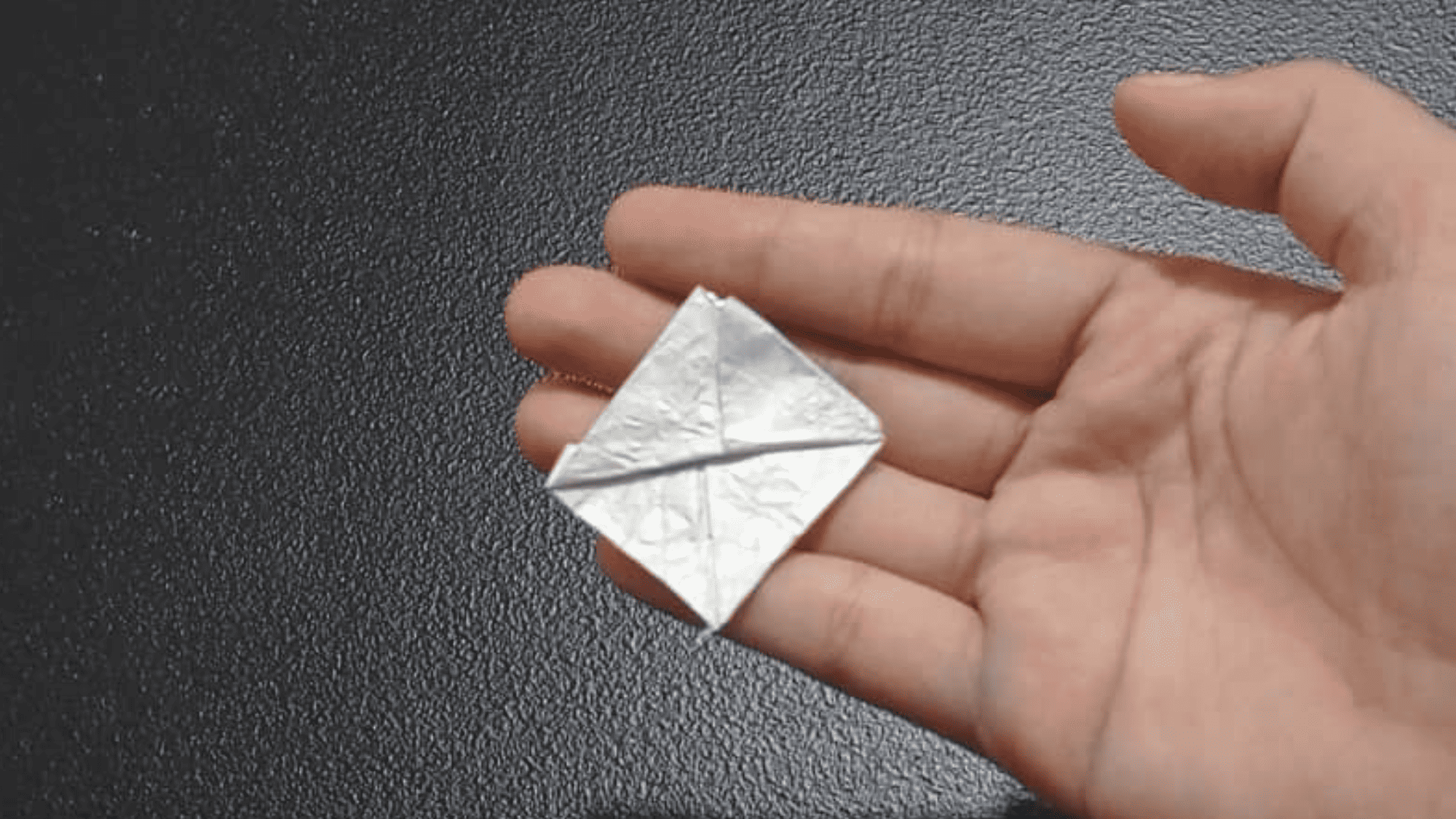 How To Make Easy Gum Wrapper Origami Easy Gum Wrapper Origami Instructions