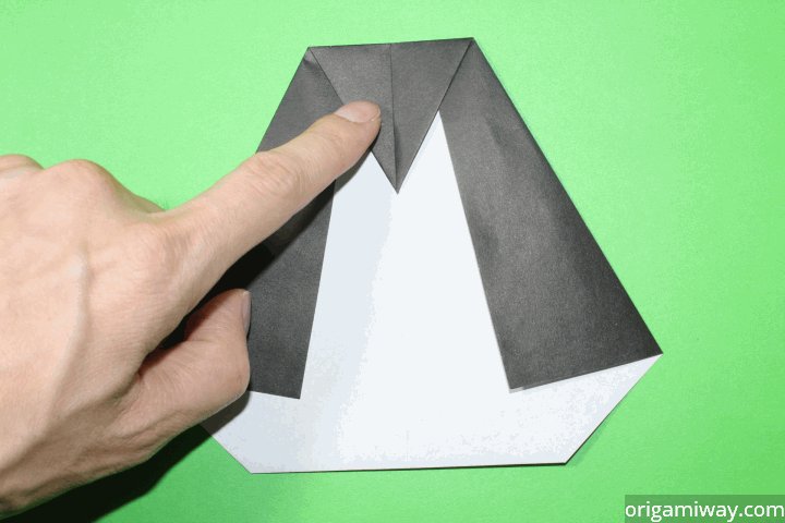 How To Make A Penguin Out Of Paper Easy Origami Penguin Instructions