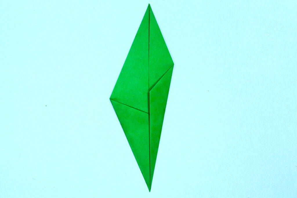 How to Make an Origami Flower Stem - Origami Way