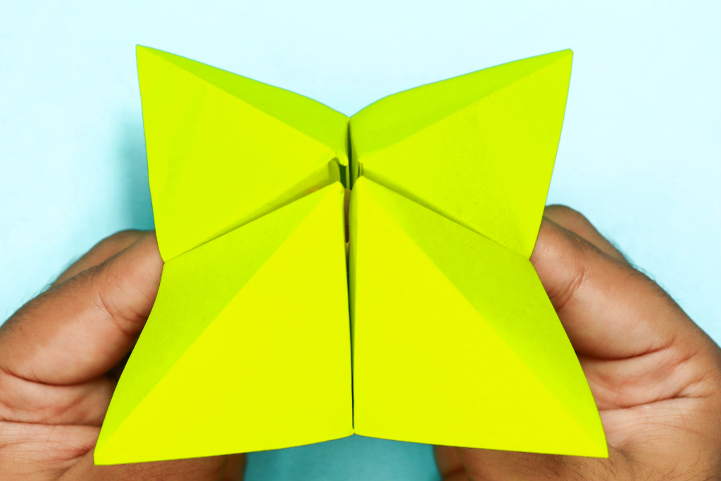 How to Make an Origami Paper Fortune Teller - Origami Way