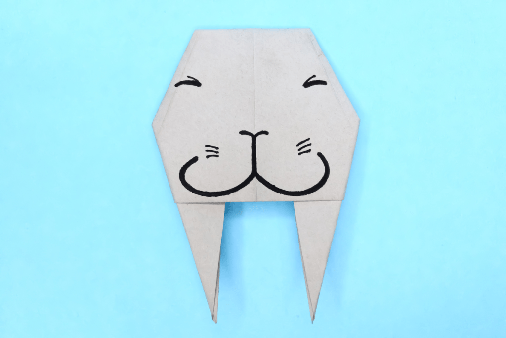 Easy Origami Walrus Instructions - Origami Way