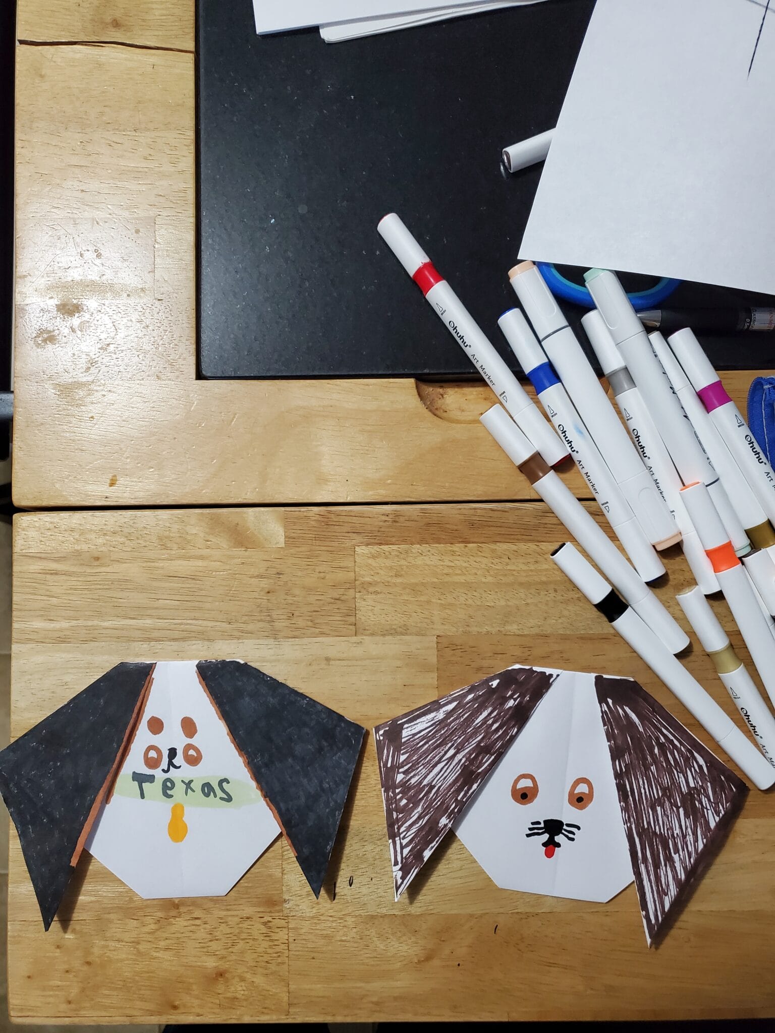 Easy Origami Dog Instructions for Kids - Origami Way