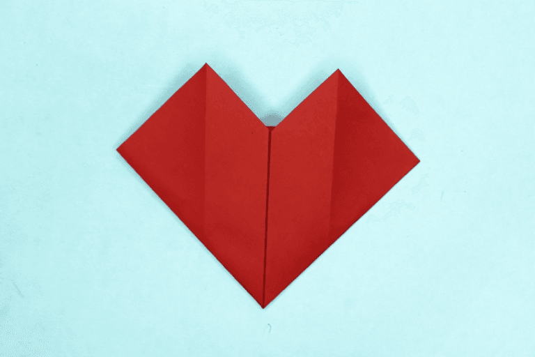 How to Make an Origami Heart - Origami Way