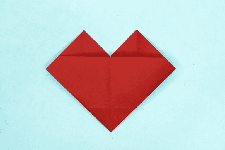 How to Make an Origami Heart - Origami Way