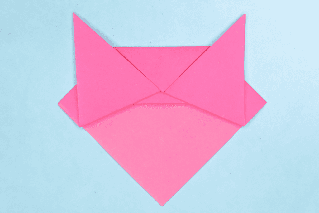 Easy Origami Cat Face - Origami Way