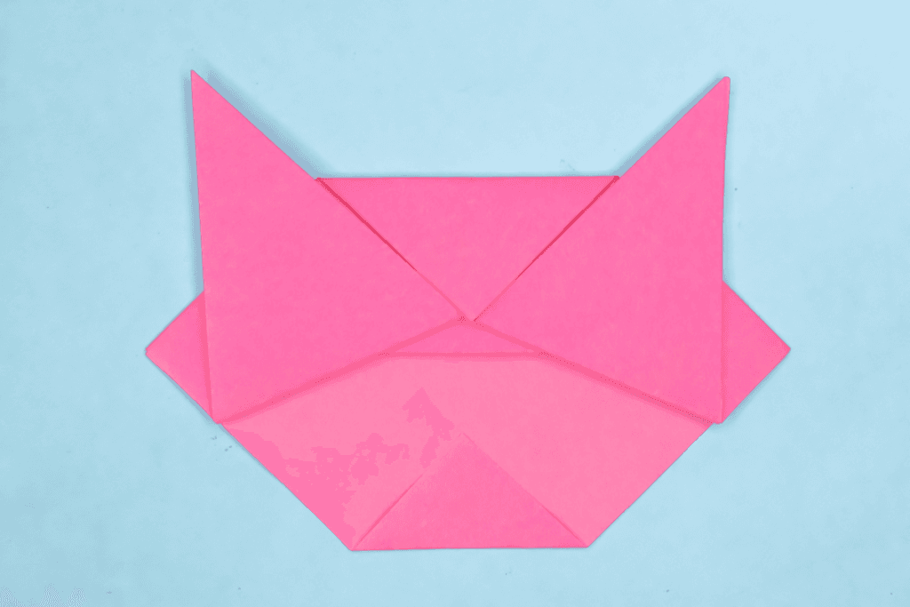 Easy Origami Cat Face - Origami Way