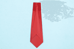 How to Make an Easy Origami Tie - Origami Way
