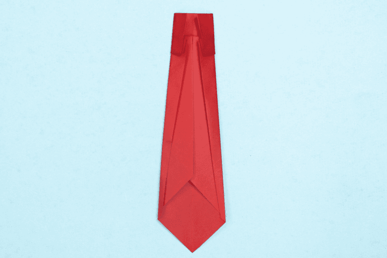 How to Make an Easy Origami Tie - Origami Way