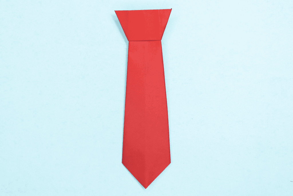 How to Make an Easy Origami Tie - Origami Way