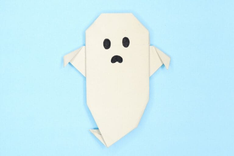 How to Make a Spooky Origami Ghost - Origami Way