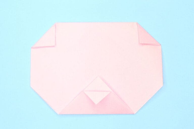 How to Make a Very Easy Origami Pig - Origami Way
