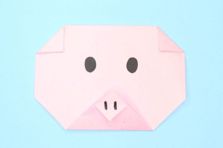 How to Make a Very Easy Origami Pig - Origami Way