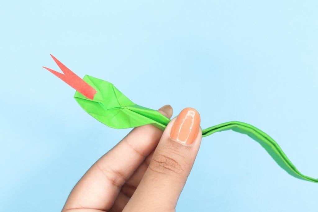 How to Make an Origami Snake - Origami Way