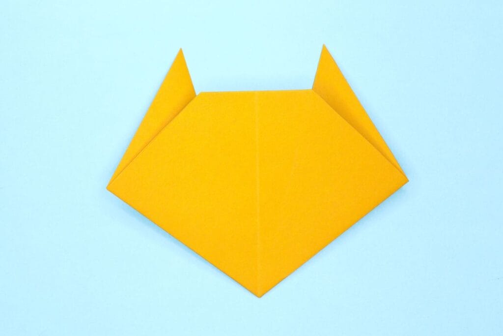 Very Easy Origami Tiger Head Instructions - Origami Way