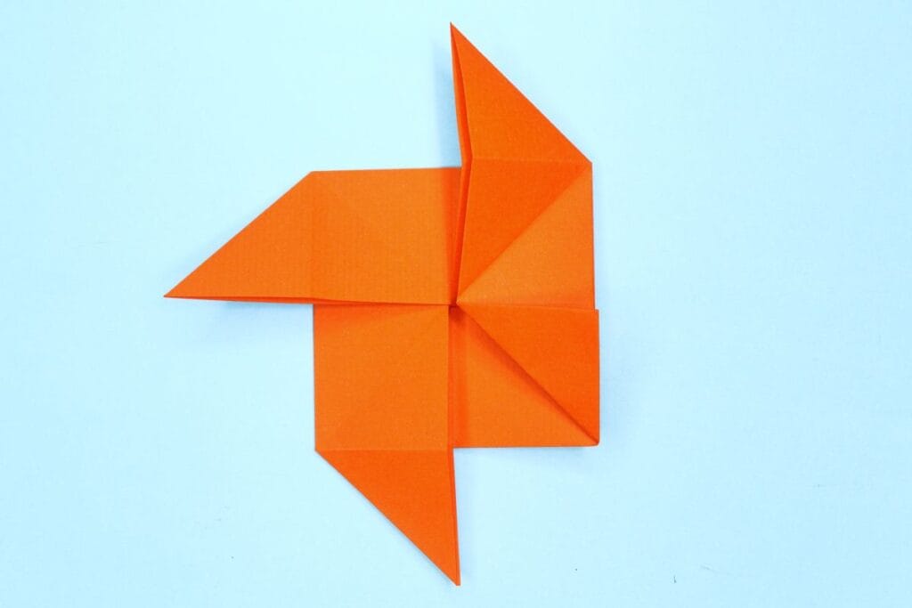 How to Make a Cool Paper Pinwheel - Origami Way
