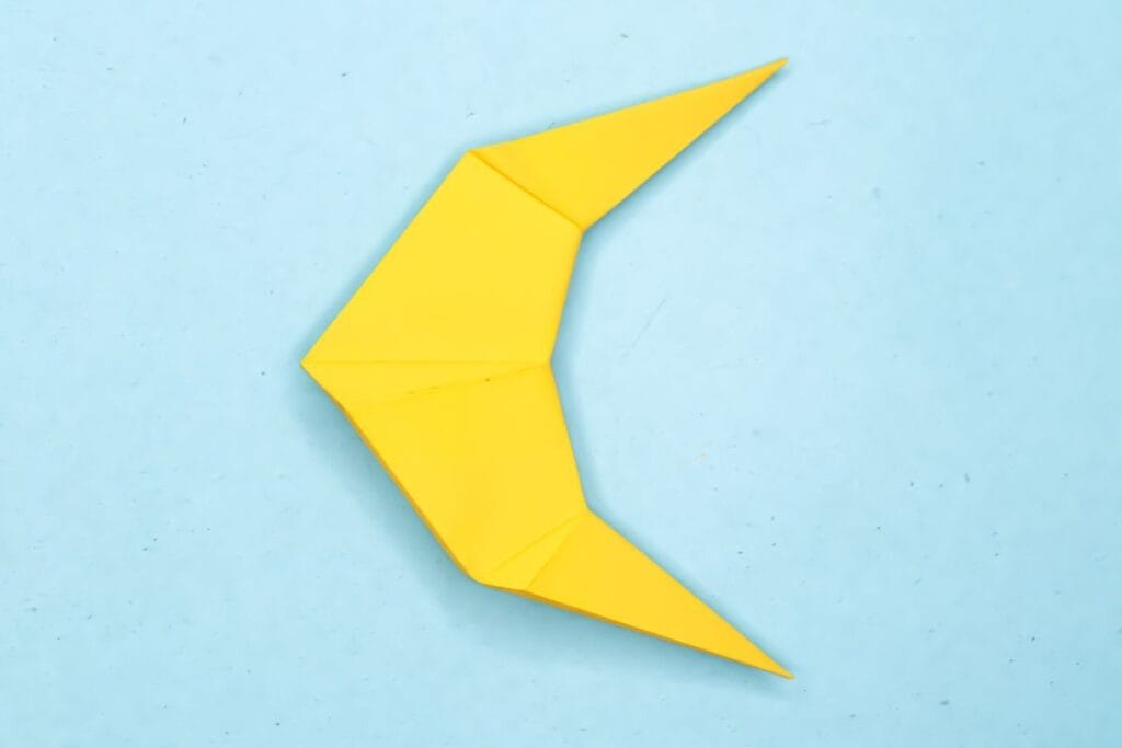 How to Make an Origami Moon Crescent - Origami Way